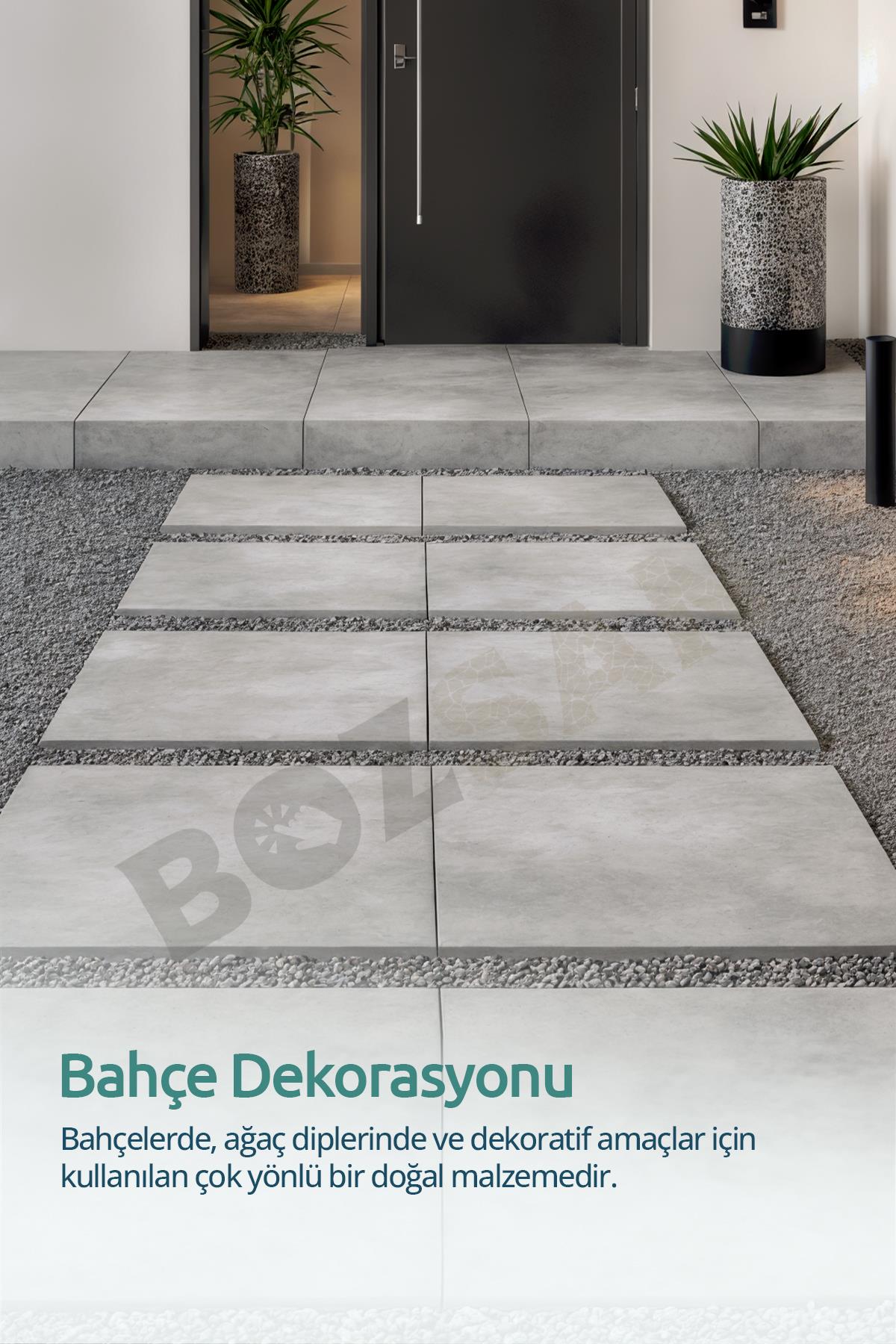 Granit Dolomit Taş , 50 kg , 1-2 cm , Akvaryum Taşı , Dekoratif Çakıl ...