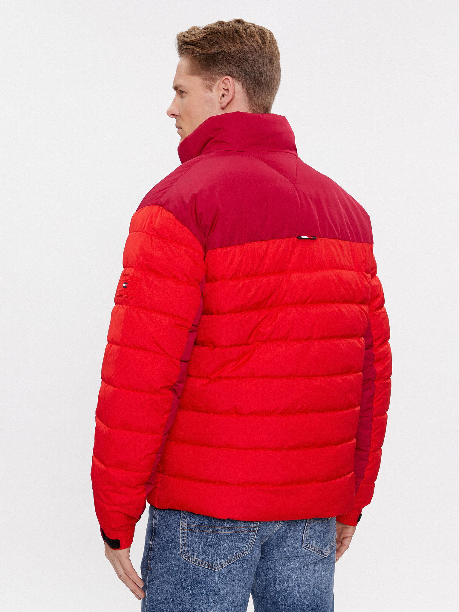 Tommy Hilfiger Erkek Marka Logo Detaylı Regular Fit Uzun Kollu Kırmızı Mont MW0MW33734-XND - Wejaar