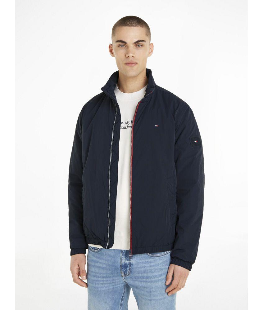 Tommy Hilfiger Erkek Uzun Kollu Fermuarlı Marka Logolu Lacivert Mont MW0MW34250-DW5 - Wejaar