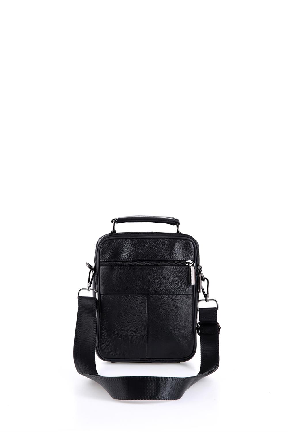 ÇÇS 31454 Erkek Hakiki Deri Omuz Askılı El Çantası - ÇÇS Çanta
