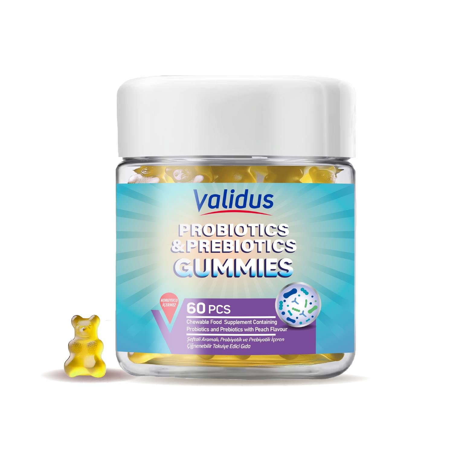 Validus Probiotic+Prebiotic 60 Gummies