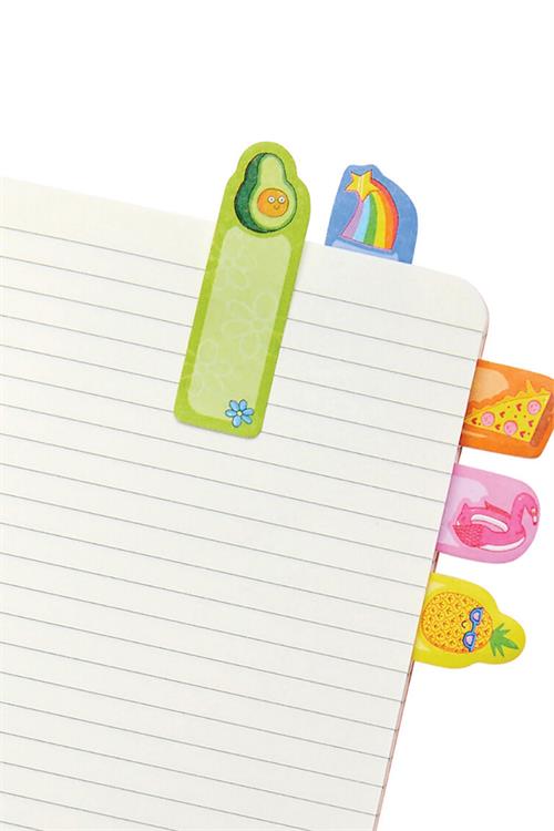 Ooly Note Pals Yapışkanlı Etiket Seti - Cute Doodle World Çok Renkli