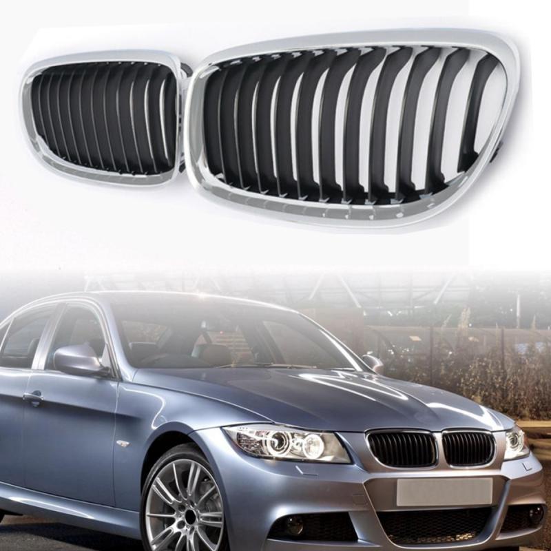 Bmw E90 LCİ Ön Panjur Seti Krom Siyah 2008-2011 51137201967/68