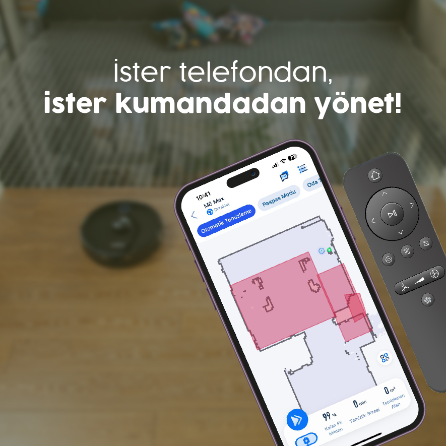 Wero M8 Max Robot Süpürge & Akıllı Toz Toplama Istasyonu & Paspaslama