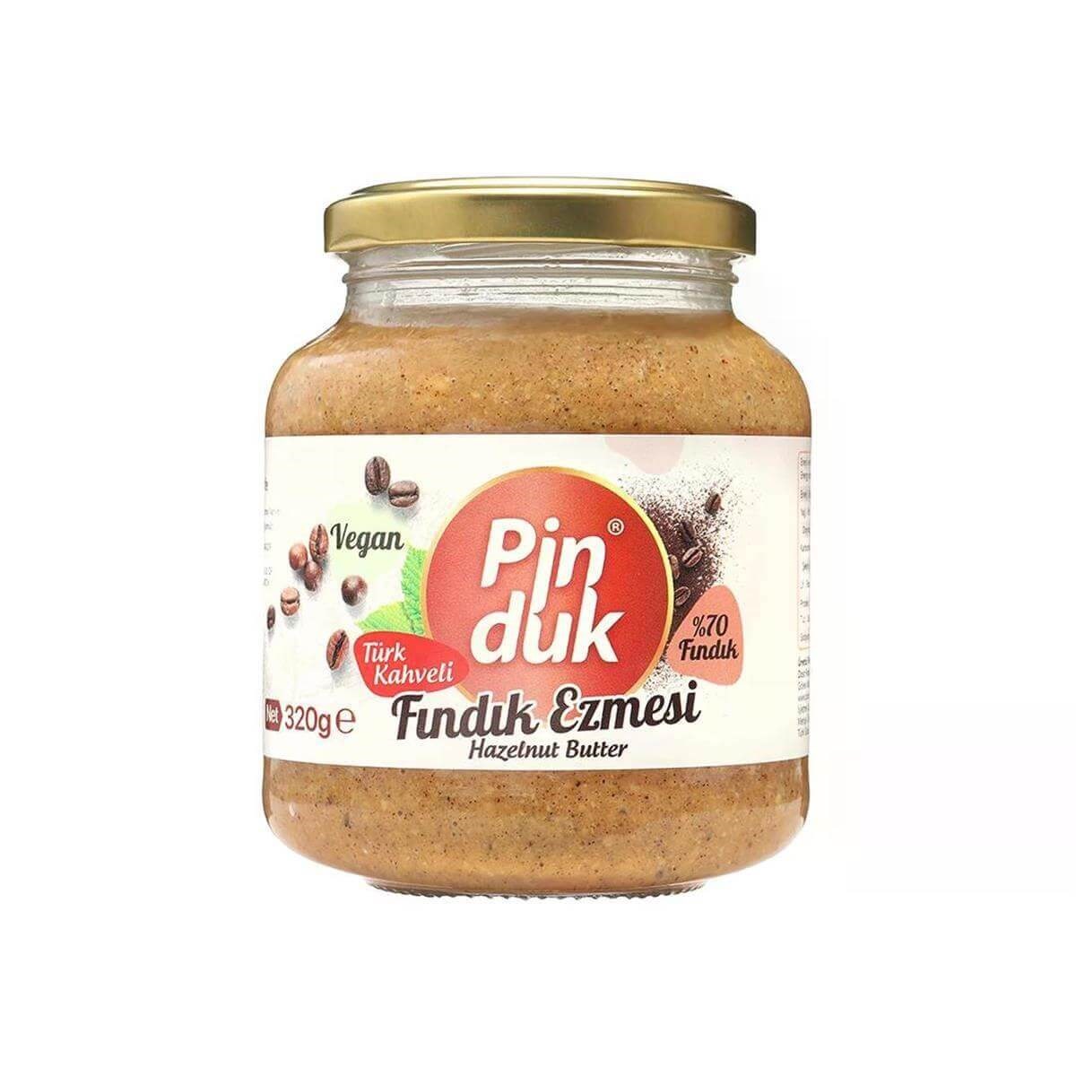 Türk Kahveli Fındık Ezmesi 320gr - Pinduk