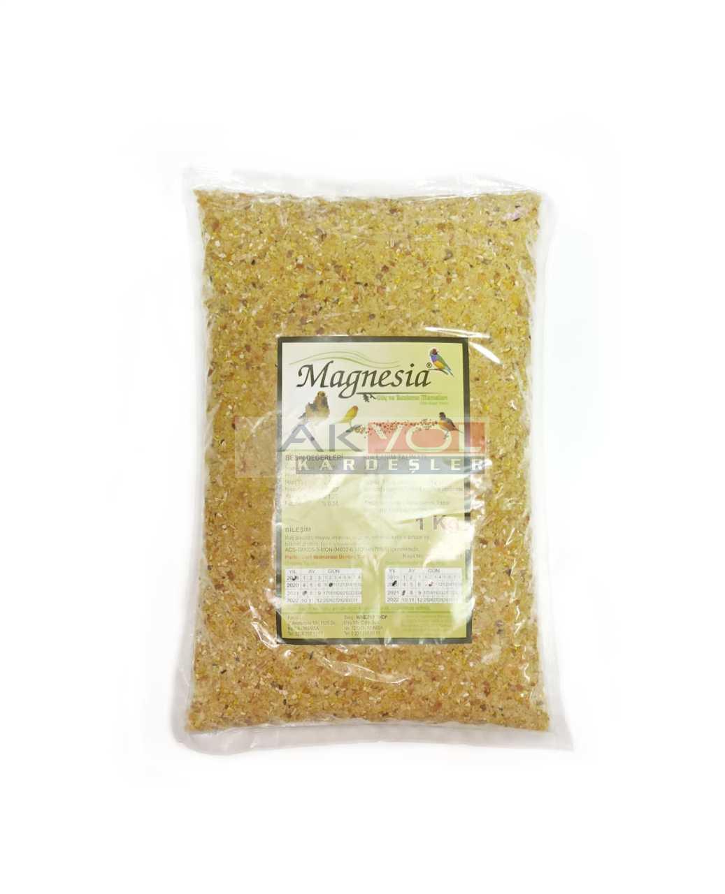 Magnesia Kuru Mama Yumurtalı 1Kg | Akyol Kardeşler