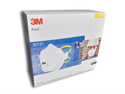 3M 9312+ FFP1 YÜKSEK KORUMALI VİRÜS ve BAKTERİ MASKESİ 1 ADET