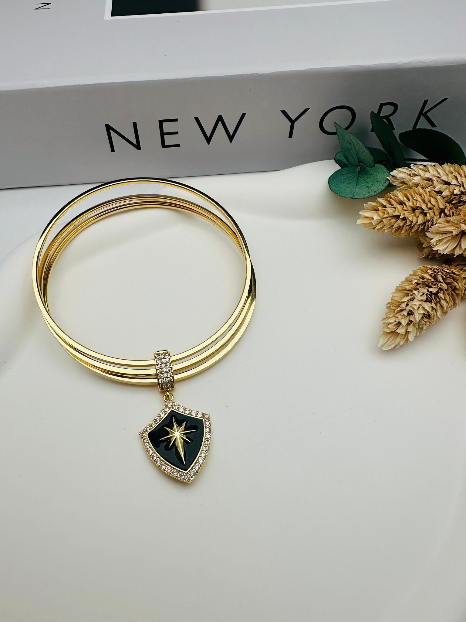 Charmlı Ajda Bilezik (Gold) 60mm 22058