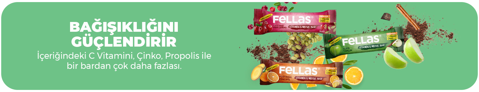 Fellas Vitamin Meyve Bar Çeşitleri ve Fiyatları | Fellas Foods