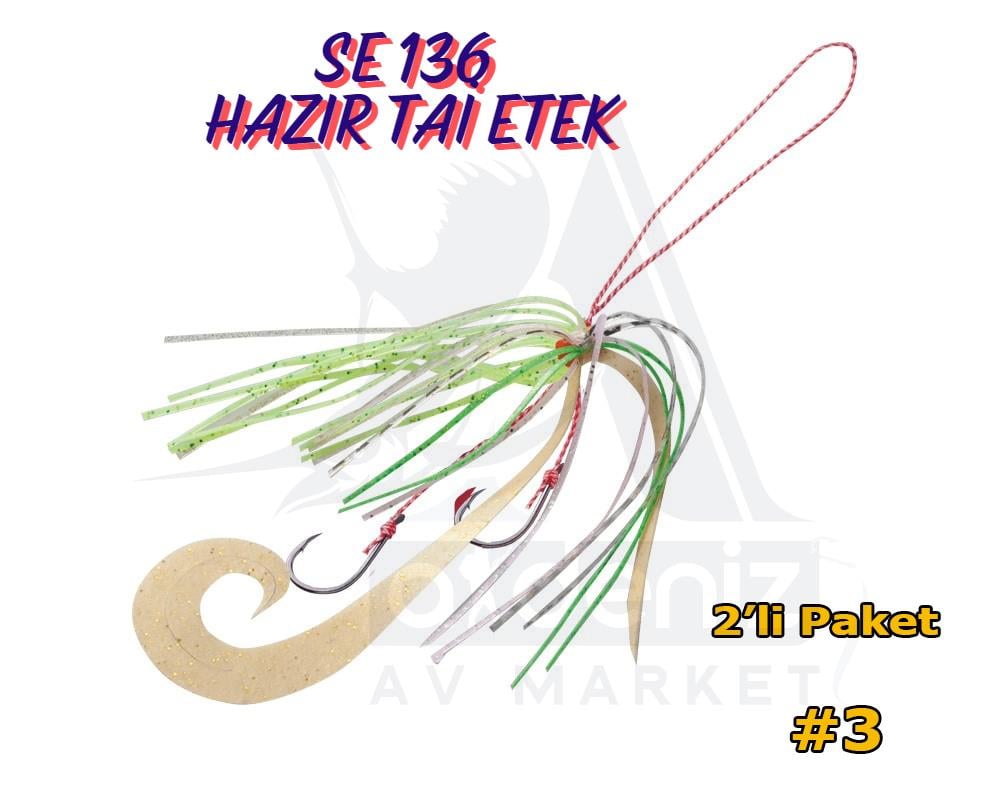 Hayabusa Tai Rubber Free Slide Yedek Etek Assist İğneli Set SE 136 #3