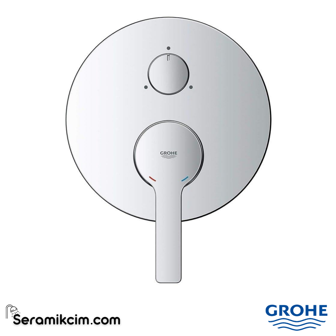 Seramikcim.com | Grohe Lineare Ankastre Banyo/Duş Bataryası (Sıva Üstü Grubu) 3 Yollu Krom 24095001
