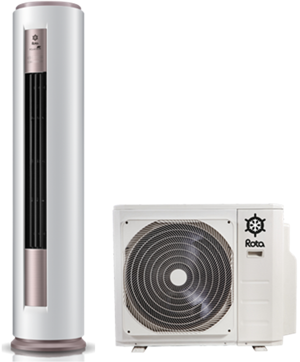 RotaClimate 24000Btu/26000Btu DC Inverter Tek Faz (Mono phase) Salon Tipi Yuvarlak Klima | Salon ...