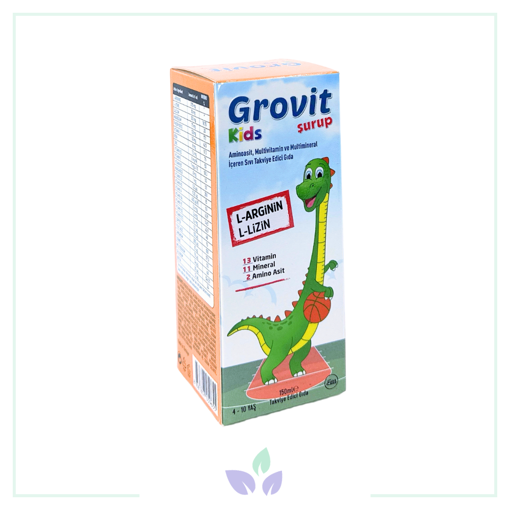 Grovit Kids 150 ml Şurup - Çocukların Sağlıklı Büyümesini Destekleyen ...