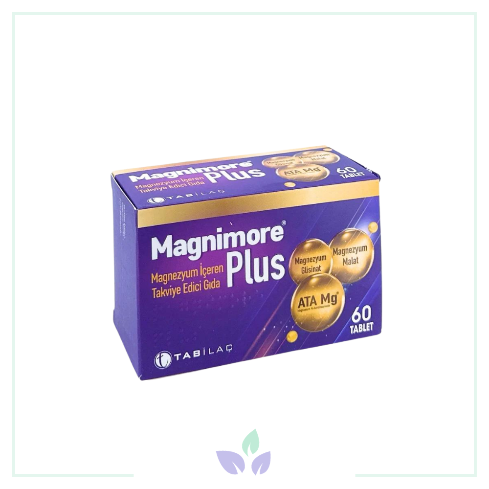 Magnimore Plus Magnezyum 60 Tablet – Kas ve Enerji Desteği