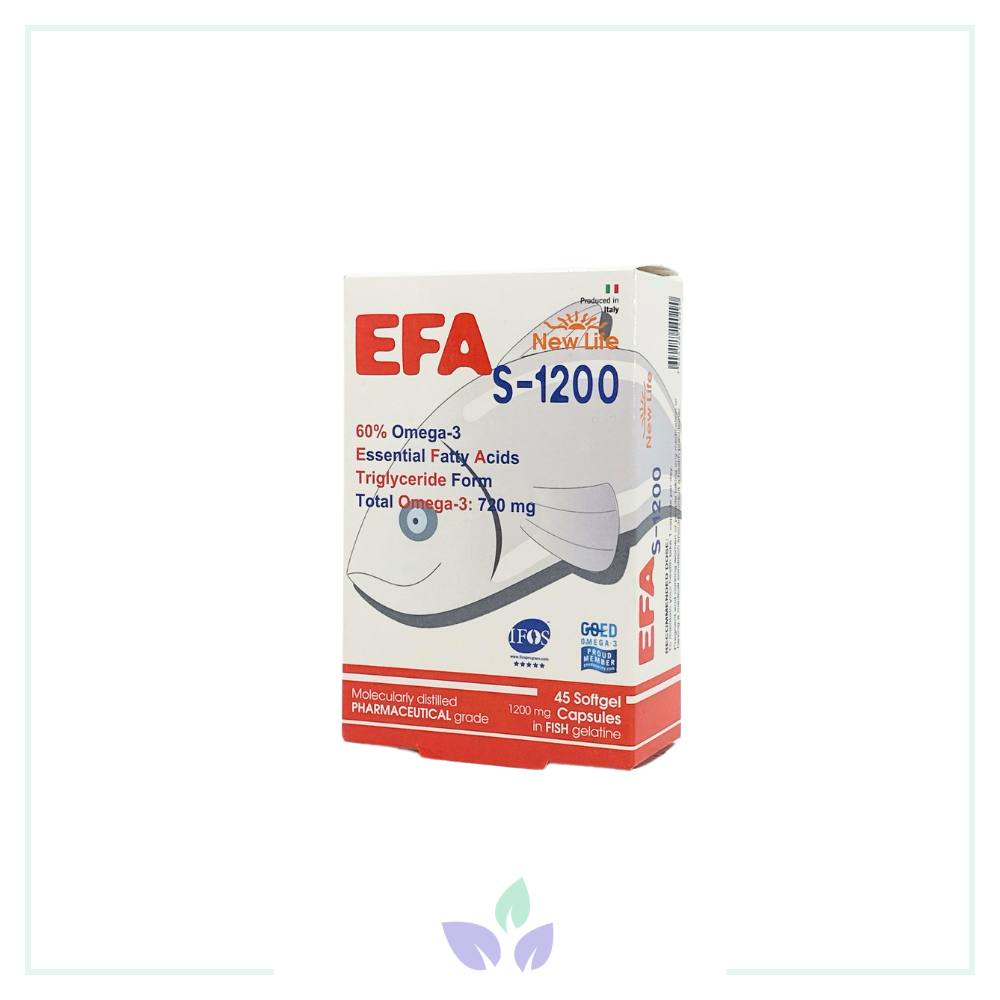 New Life EFA S 1200 Omega 3 45 Kapsül | Omega 3 Takviye Edici Gıda