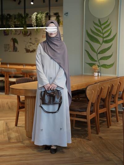 İPEKSTİL FERAY TAŞ TESETTÜR ELBİSE