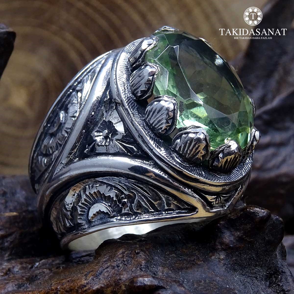 kalem-ısleme-faset-kesim-su-yesili-tasli-gumus-yuzuk