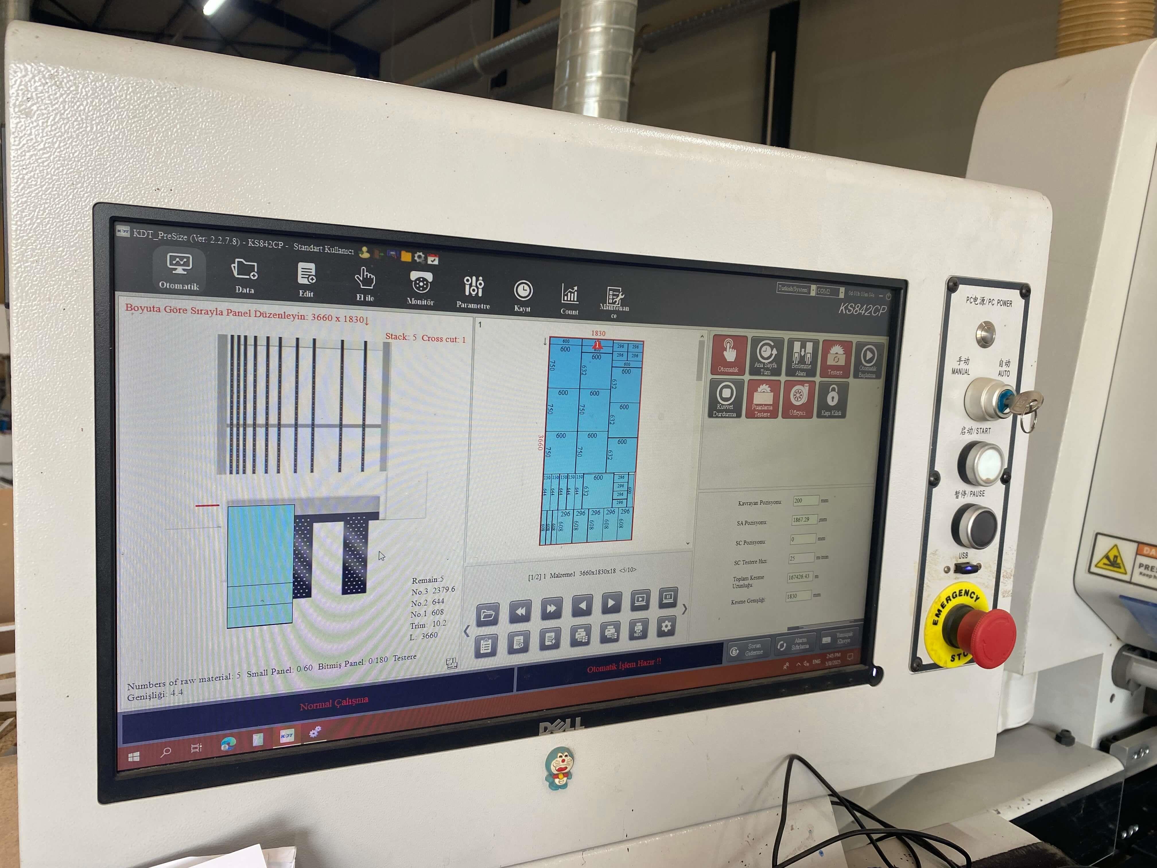 Kdt Ks 842 Cp Önden Yüklemeli Panel Ebatlama Makinesi (2022) - Marcus Makine Uzmanı