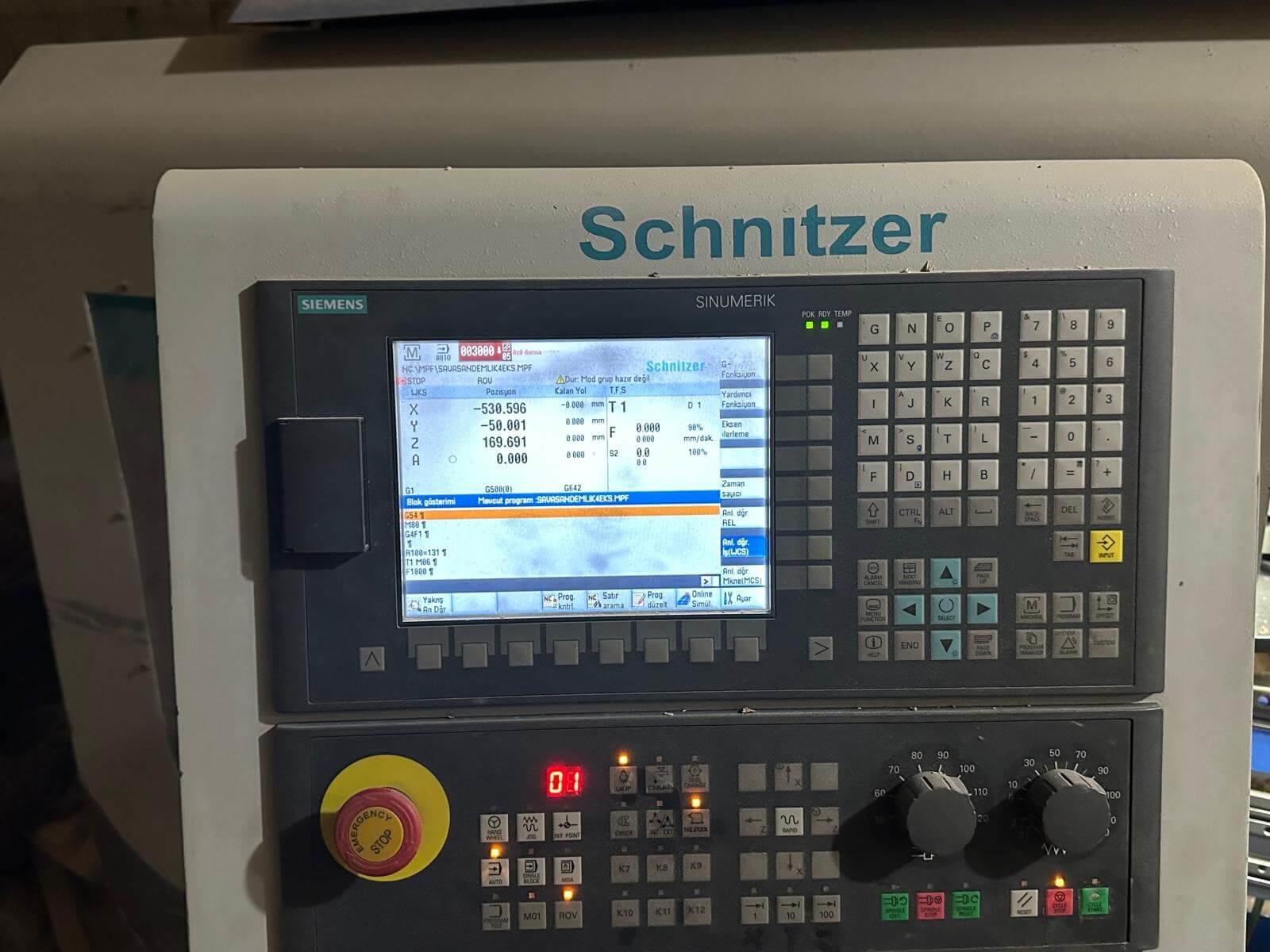 Schnitzer Nero 4 Eksen Cnc Torna Makinesi (2018) - Marcus Makine Uzmanı