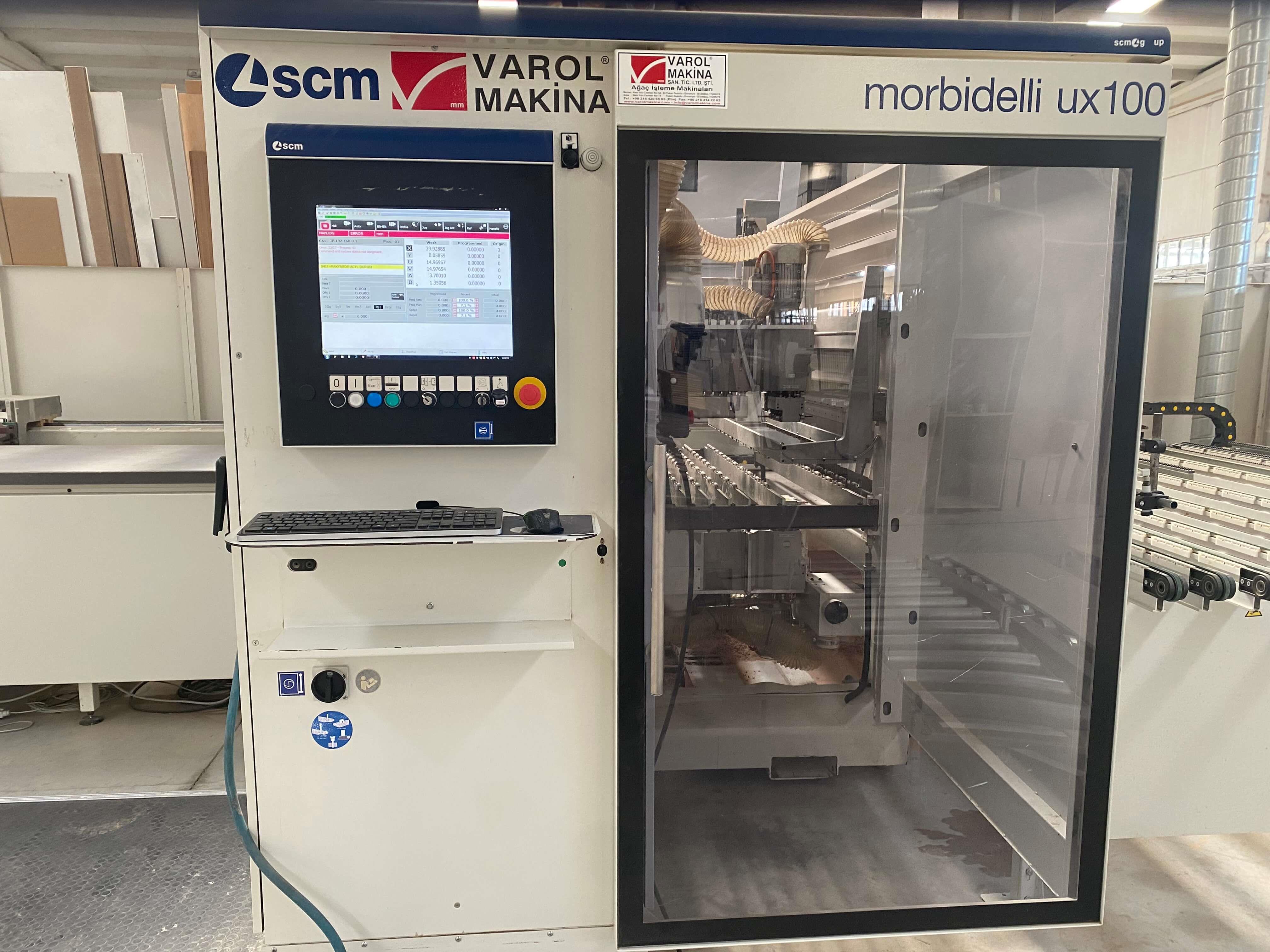 Scm Morbidelli UX 100 Cnc Delik Makinesi (2017) - Marcus Makine Uzmanı