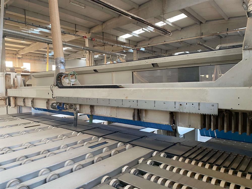 Scm Gabbiani Galaxy T3 130 Asansörlü Arkadan Yandan Yüklemeli Panel Ebatlama Makinesi (2012)