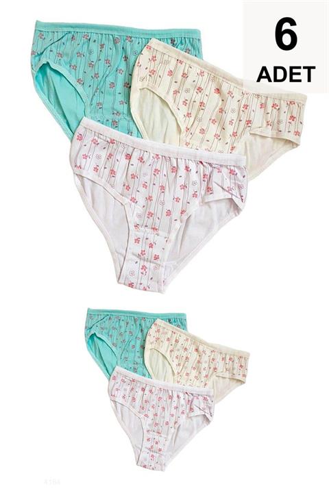 6 Adet Kız Çocuk Külot - Karışık Renk - Ucuz İç Giyim - Çok Al Az Öde ...
