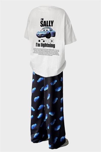 I'm Sally Car T-Shirt Eşofman Altı Takımı