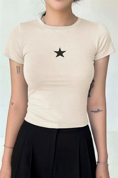 Bej Mini Star Crop