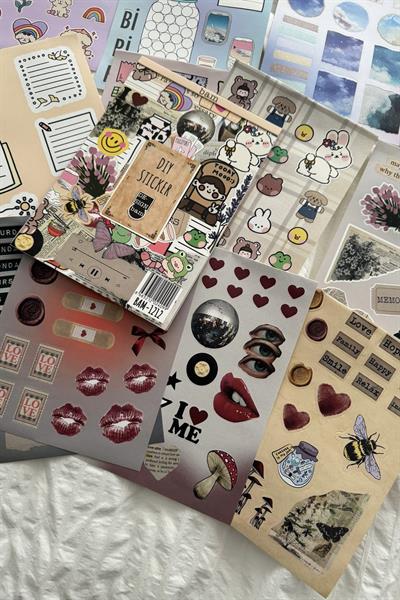 DIY Sticker Kitabı Aesthetic