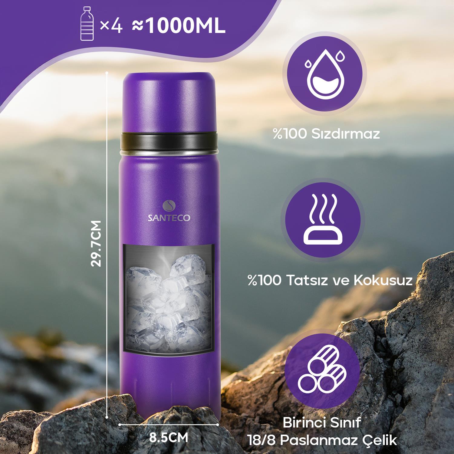 Santeco Kariba Termos 500 Ml-Mor