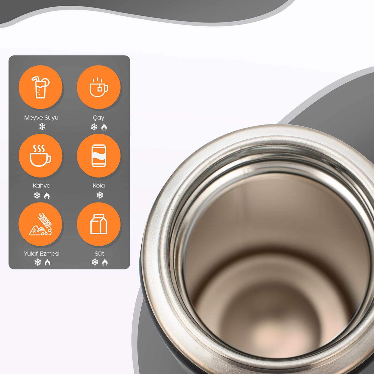 Santeco Ktwo Sporcu Termosu 500 Ml-Siyah