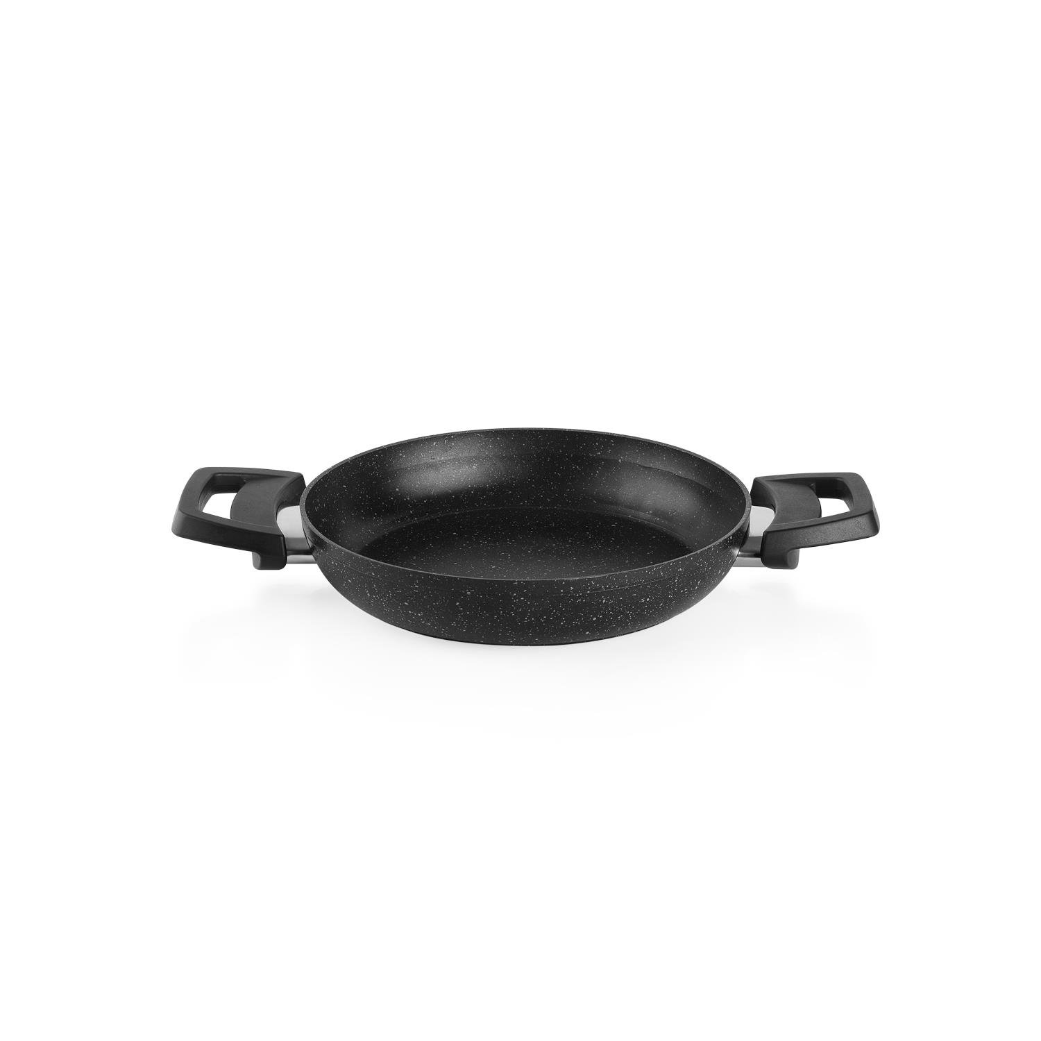 Schafer Black Stone 2 li Sahan Seti 18+22 Cm-Siyah | Schafer