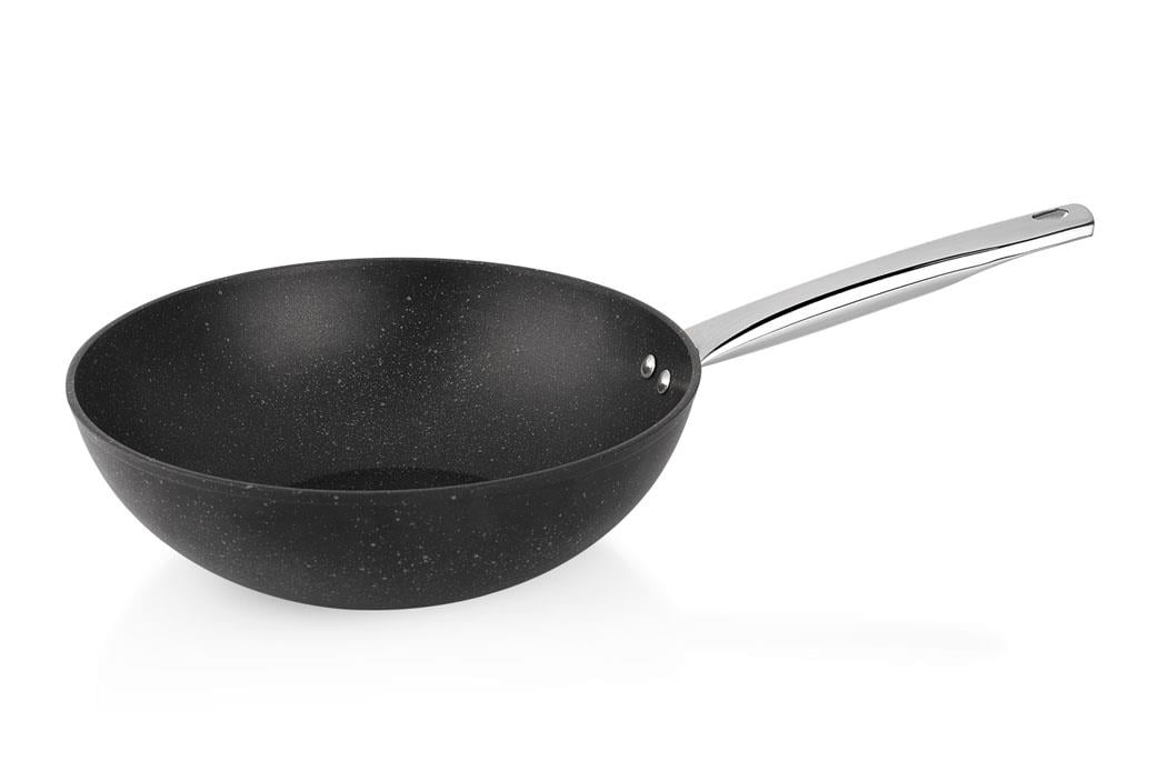 Schafer Black Stone Wok Tava 28 Cm-Siyah | Schafer