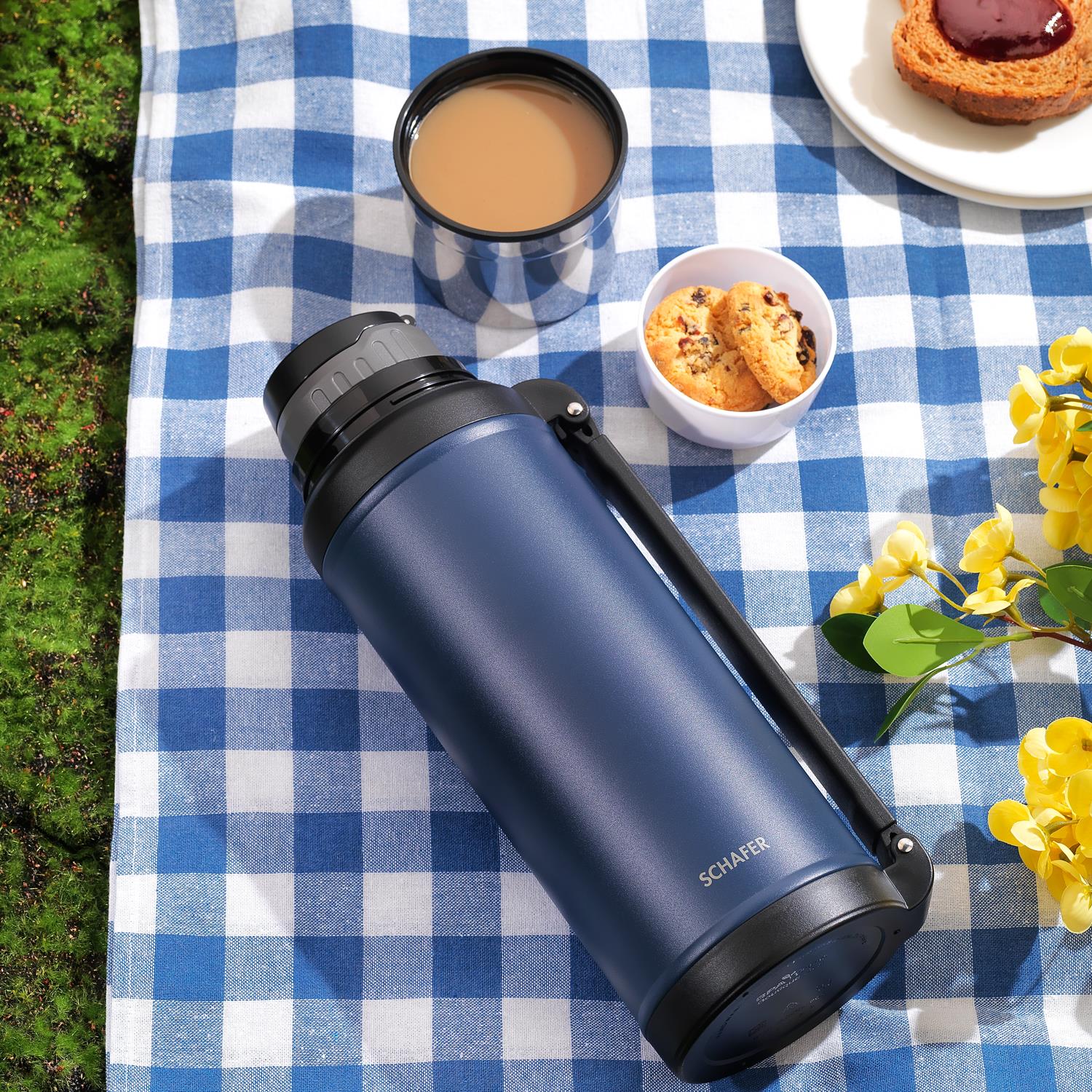 Schafer Steely Termos 2 L-Lacivert | Schafer