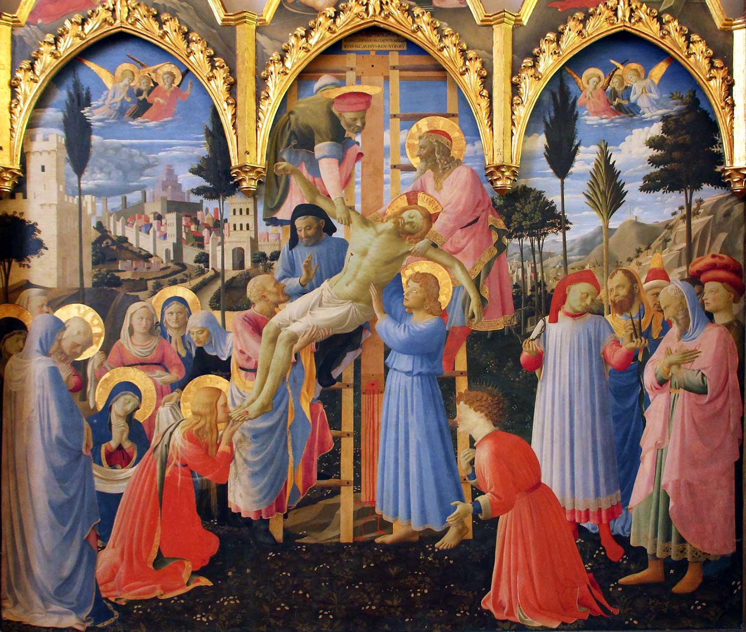 Deposition of Christ by Fra Angelico as Art Print | CANVASTAR