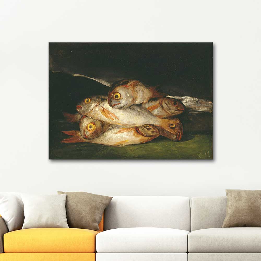 Still Life with Golden Bream by Francisco de Goya as an Art Print ...