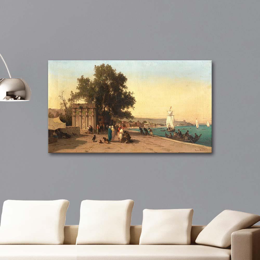On The Bosphorus by Germain Fabius Brest as an Art Print | CANVASTAR