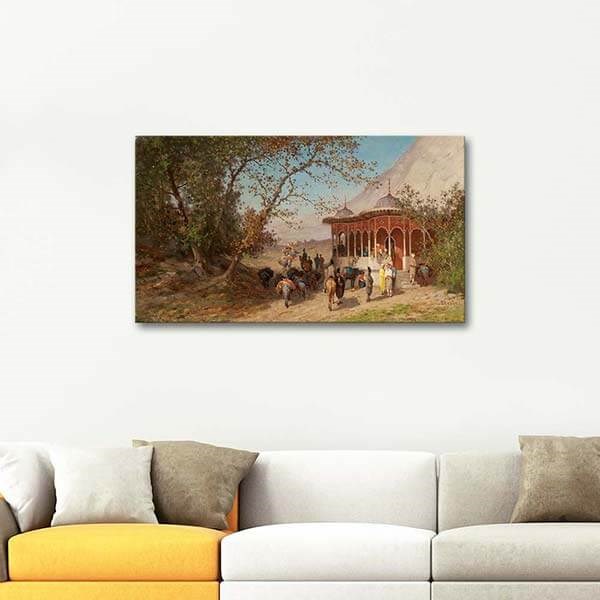 Germain Fabius Brest Amasya Yolunda Mola Yeri Kanvas Tablo | CANVASTAR