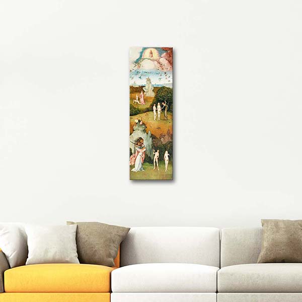 The Haywain Triptych Paradise by Hieronymus Bosch as Art Print | CANVASTAR