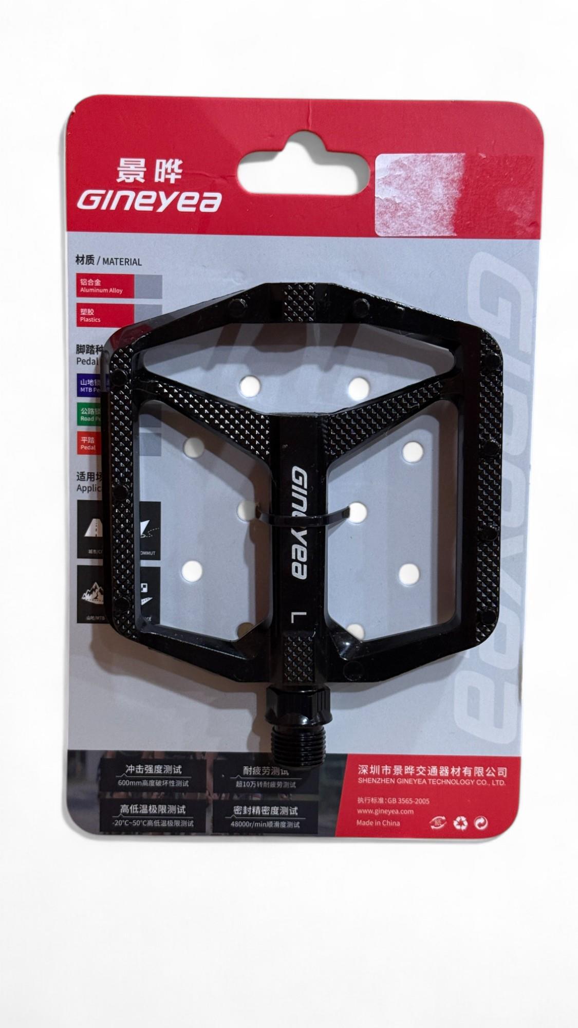 GINEYEA M511 Geniş Rulmanlı Bisiklet Pedalı – Alüminyum Gövde, MTB ve Şehir Uyumu