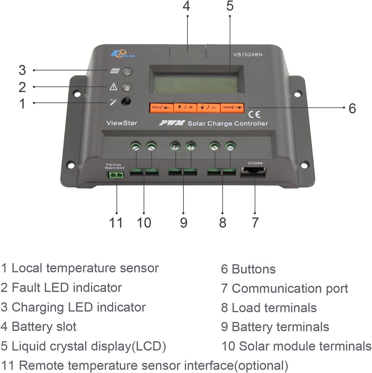 EP SOLAR 10A 12-24V PWM EP SOLAR 10A 12-24V PWM