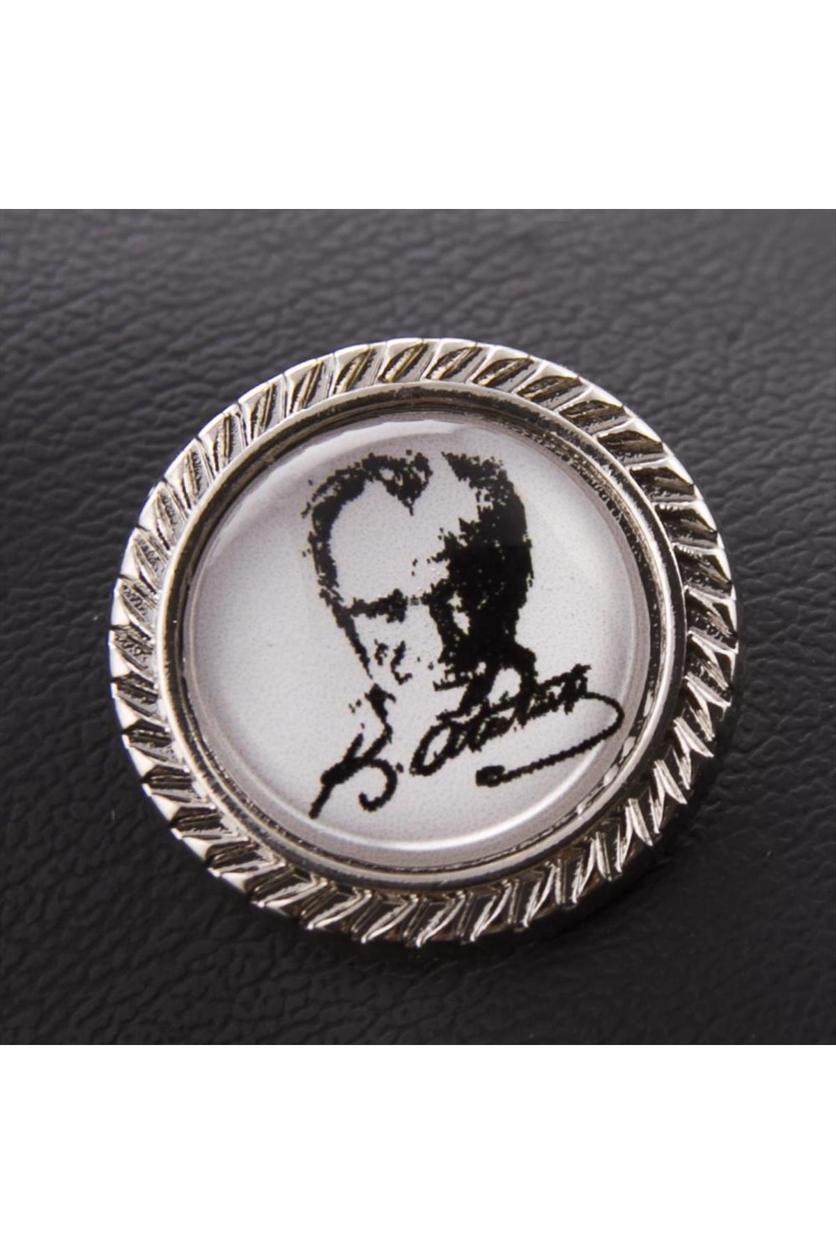Atatürk Resimli Yaka Rozet