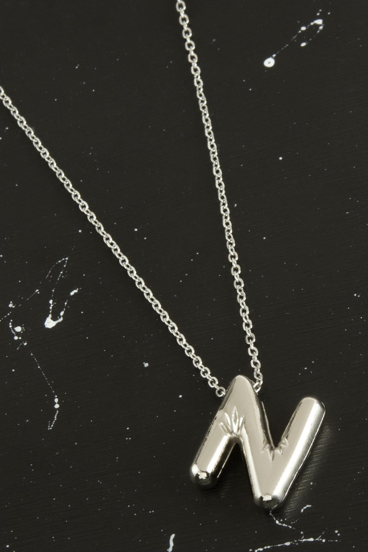 N Harfli Balon Kolye