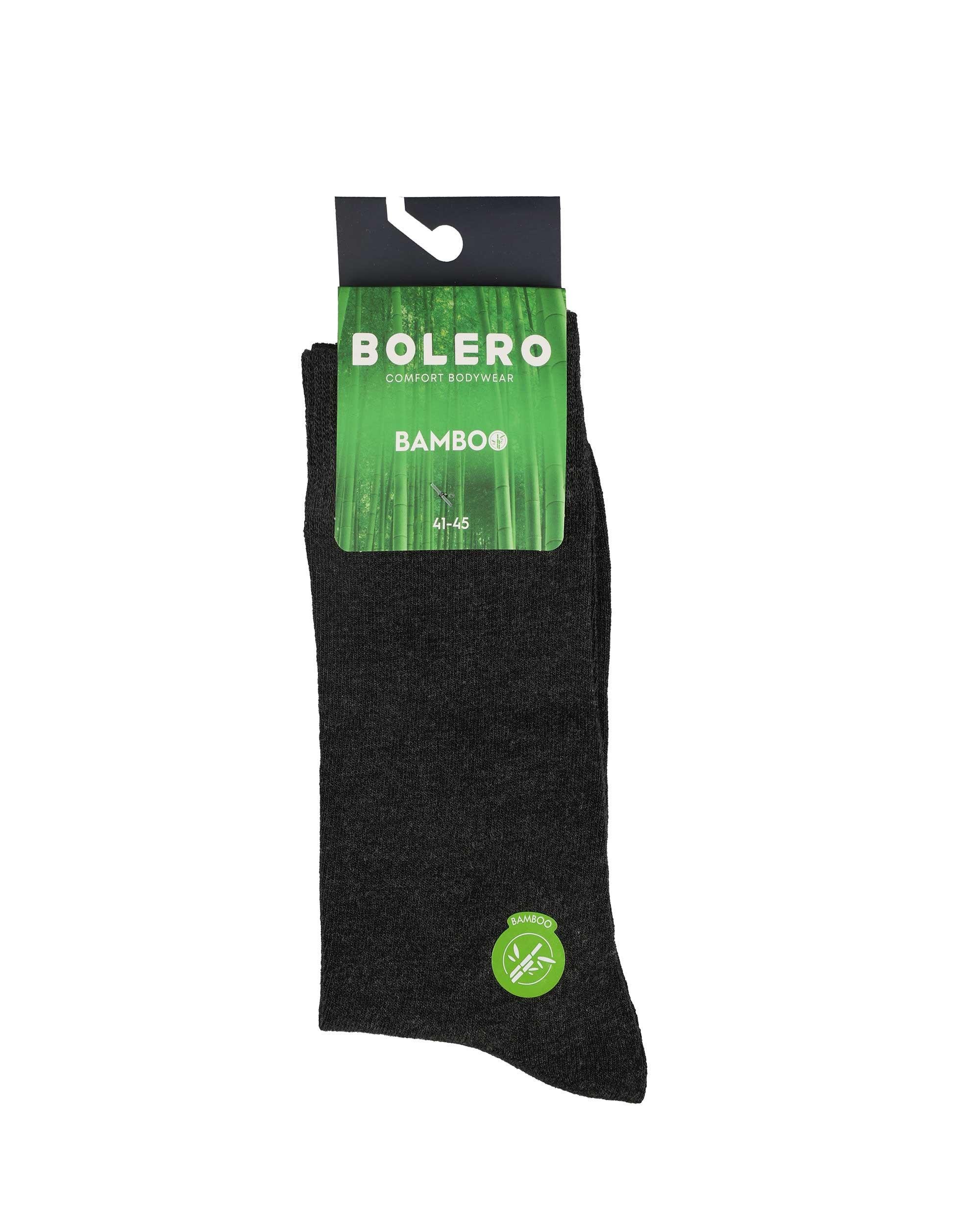 Erkek Bambu Soket Çorap Antrasit