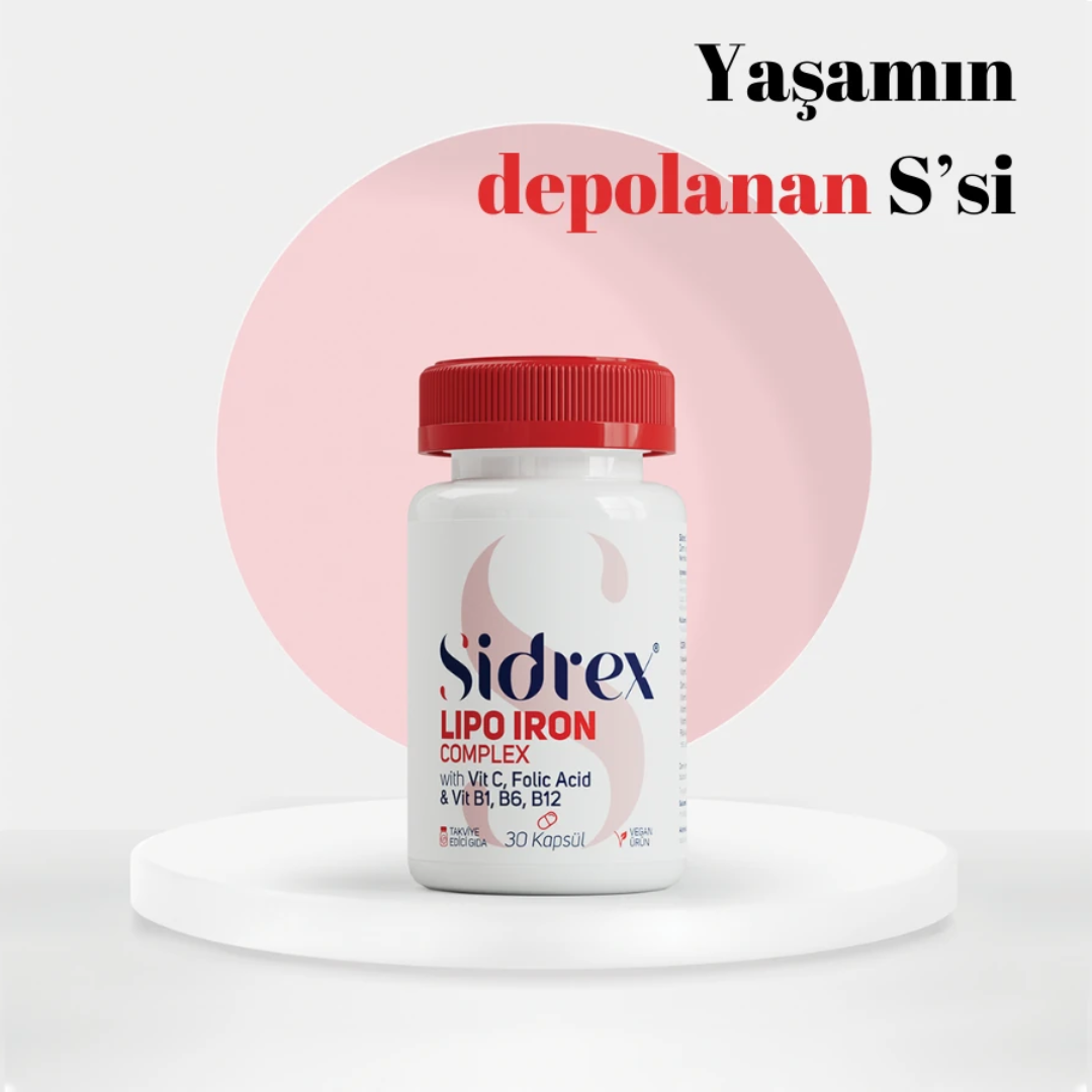 Sidrex Lıpo Iron Complex 30 Kapsül