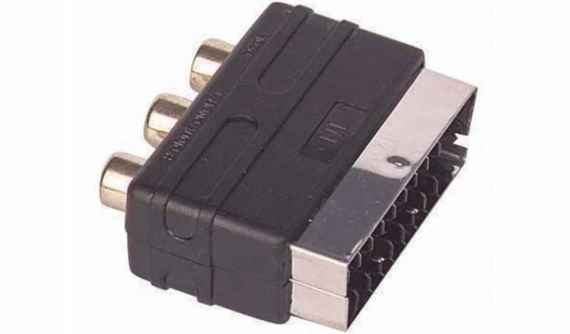 Scart Erkek-Rca Dişi Ara Mini AdaptörFiyatı - Merter Elektronik