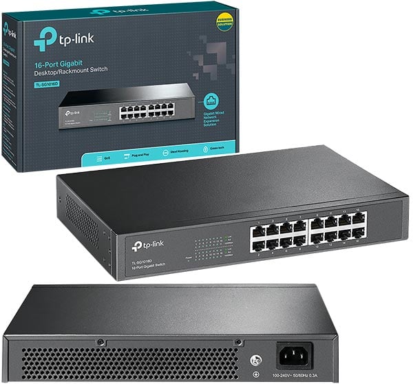 Hızlı stok Tp-link Tl-sg1016d 16 Port Gigabit Ethernet Switch | Switch