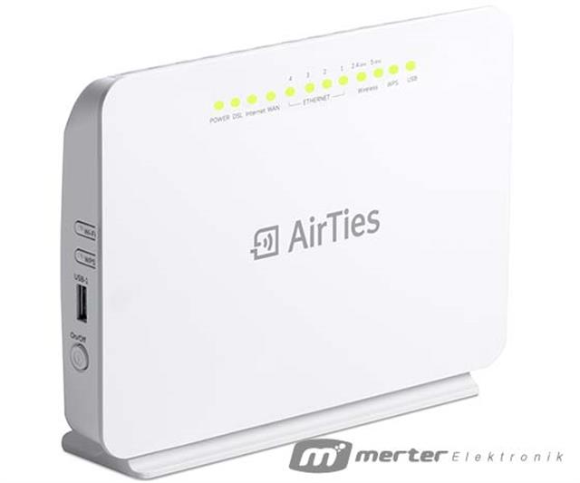 Aırtıes Aır-5750 1200 Mbps Adsl2+/Vdsl Kablosuz Modem Fiyatı - Merter Elektronik