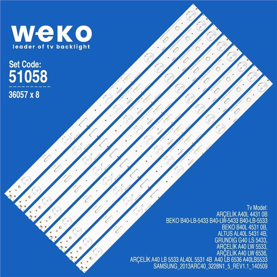 Altus AL40L 5531 4B 40'' 8 Adet Tv Led Bar Fiyatı - Merter Elektronik