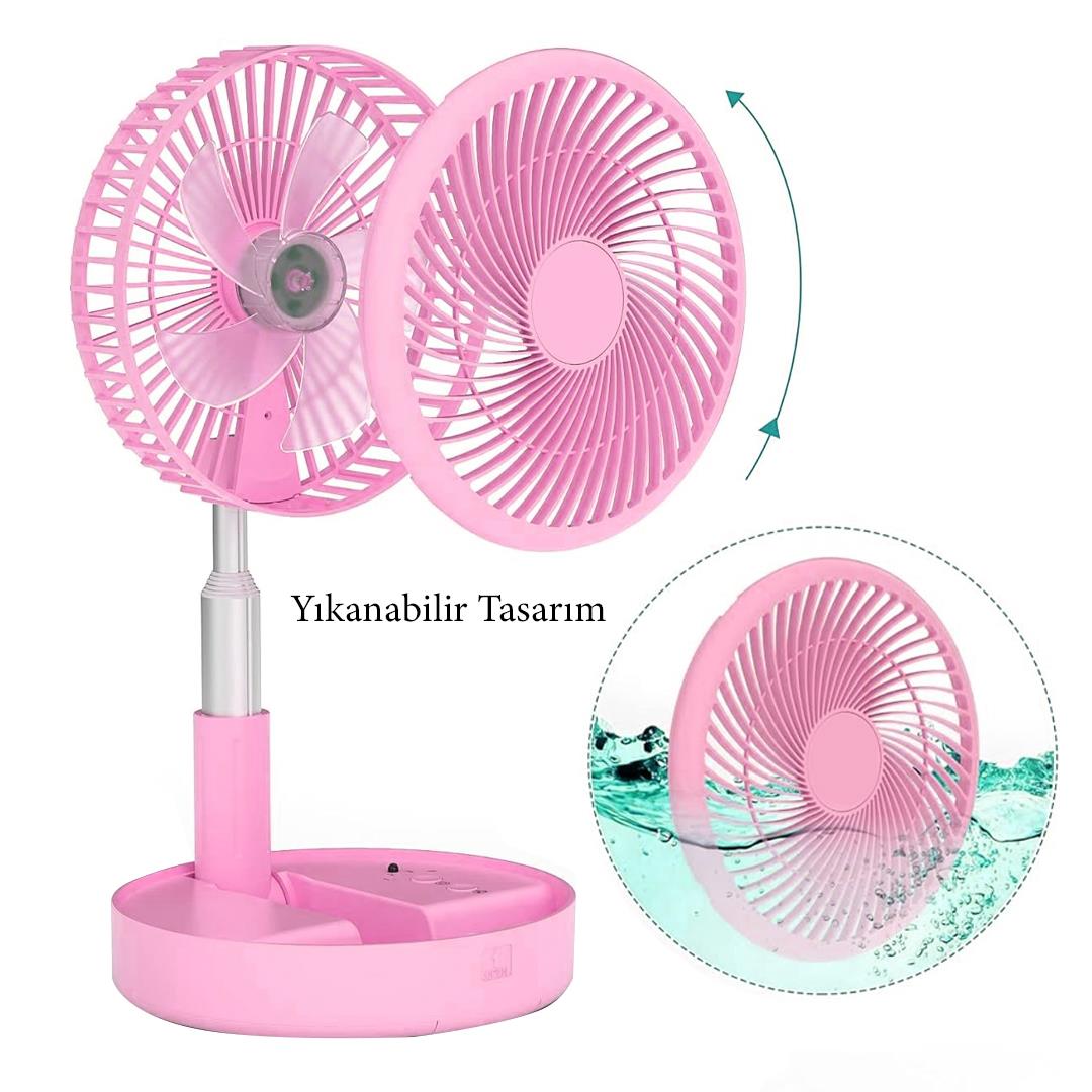 PowerMaster PM-25110 Katlanabilir Yükseltilebilir Taşınabilir Fan ...